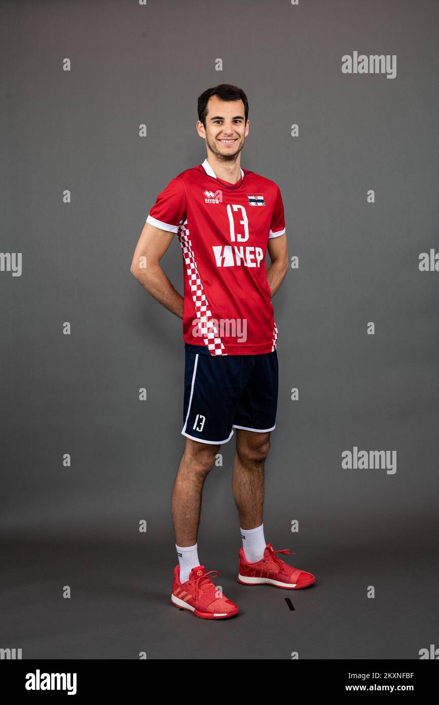 Volleyball player of the Croatian senior volleyball team Hrvoje Pervan ...
