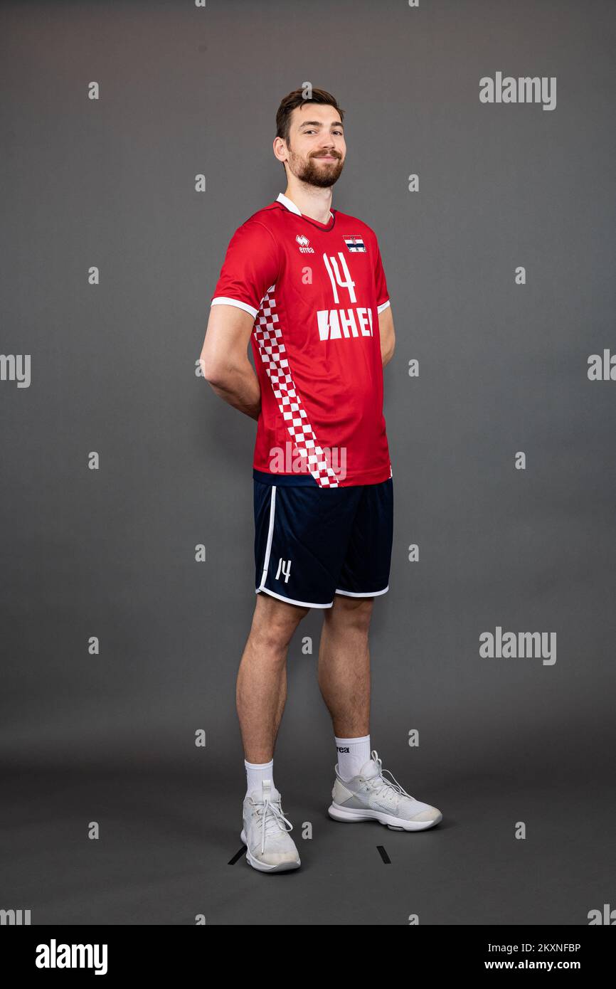 Volleyball player of the Croatian senior volleyball team Marino Marelic ...