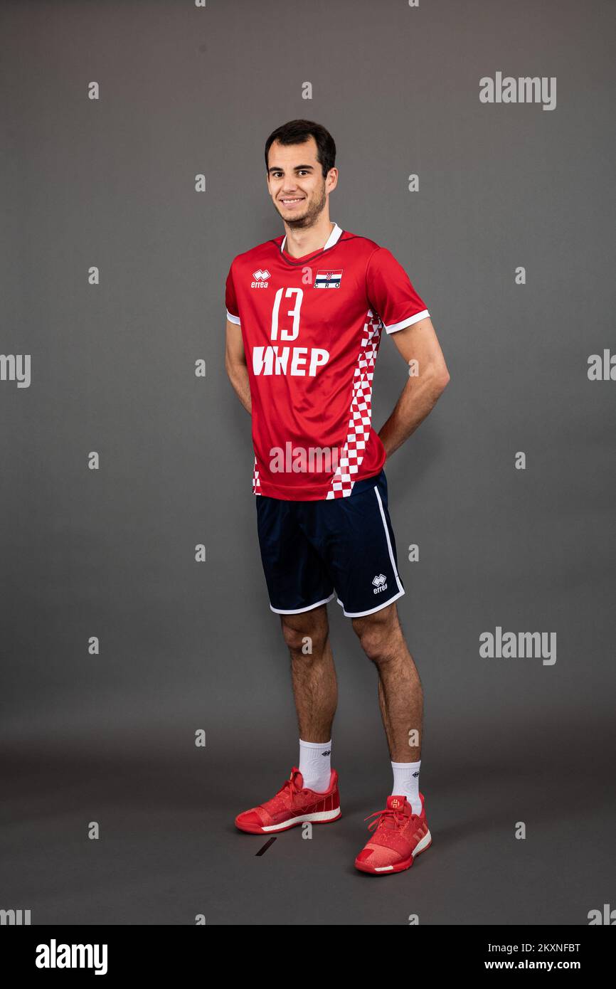 Volleyball player of the Croatian senior volleyball team Hrvoje Pervan ...