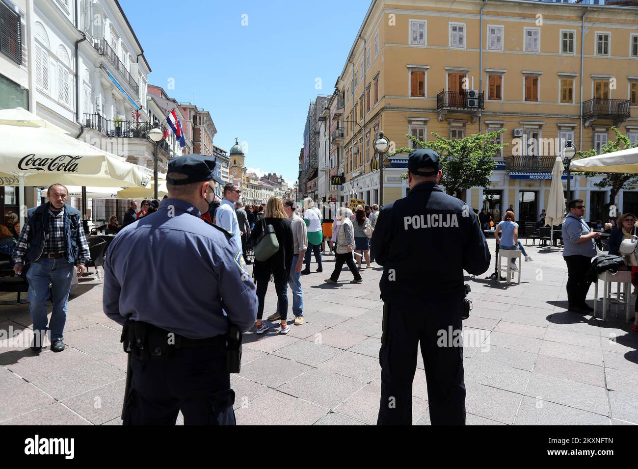 Citizens with banners at the World Wide Rally For Freedom on the ...