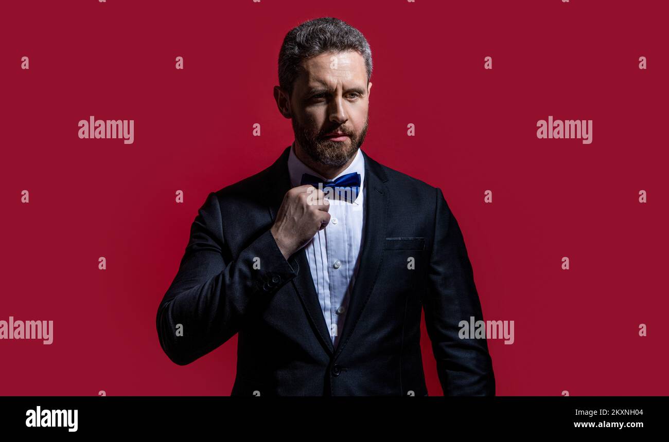 charismatic man wear formalwear tuxedo suit. man in formalwear tuxedo ...