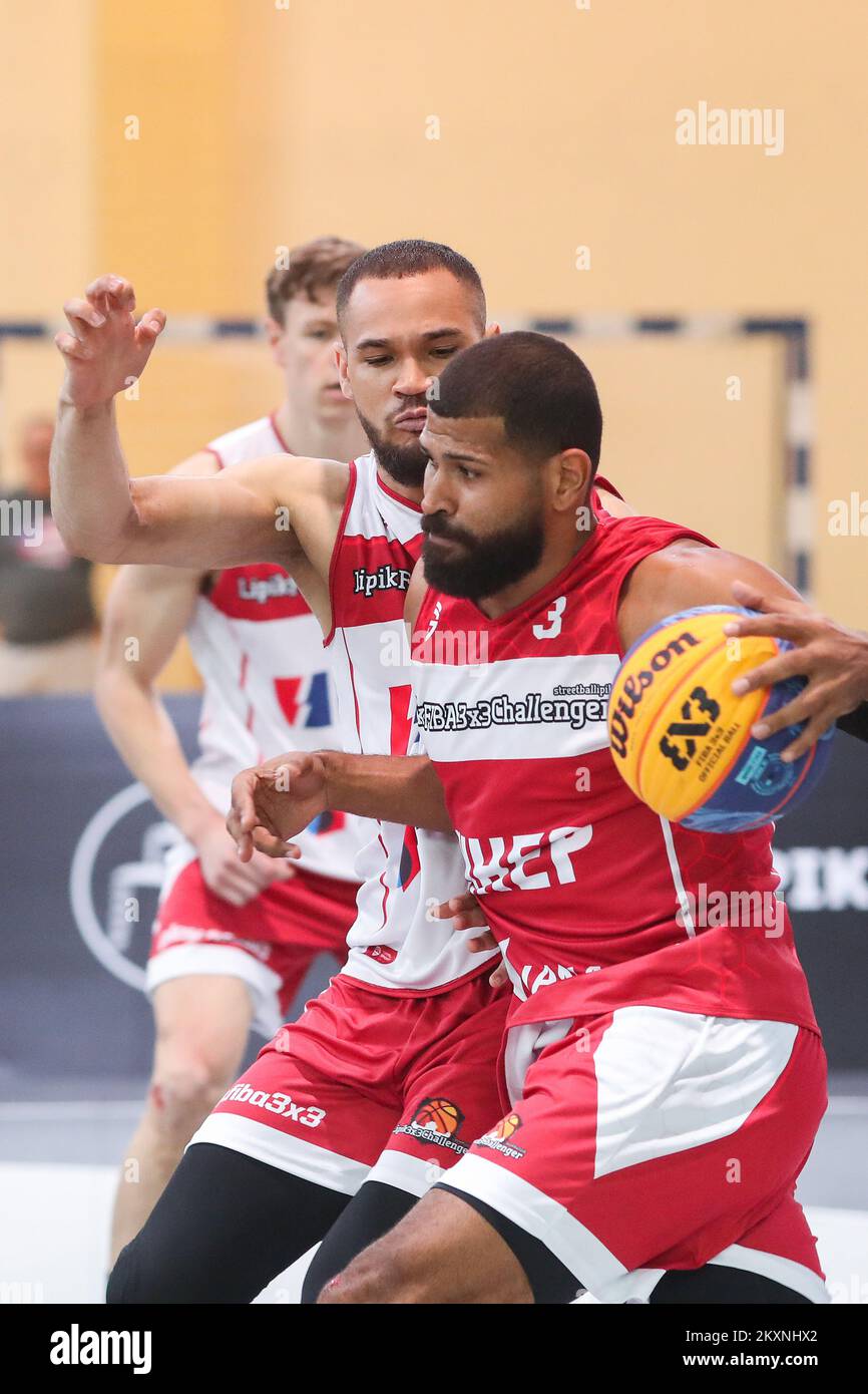 Angel Matias of San Juan in action during FIBA 3x3 World Tour Final ...