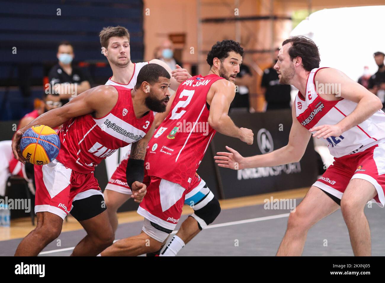 Angel Matias of San Juan in action during FIBA 3x3 World Tour Final ...