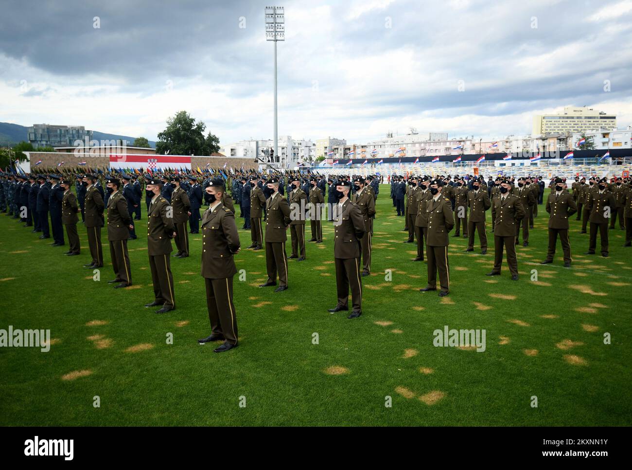 A members of Croatian army are seen during a Croatian Armed Forces ...