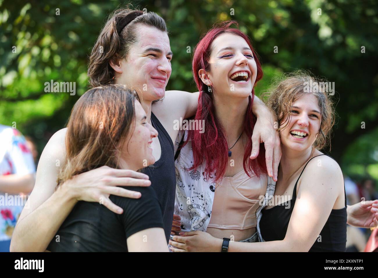 05.06.2021., Zagreb - On the occasion of Pride Month 2021, Pride Ride ...