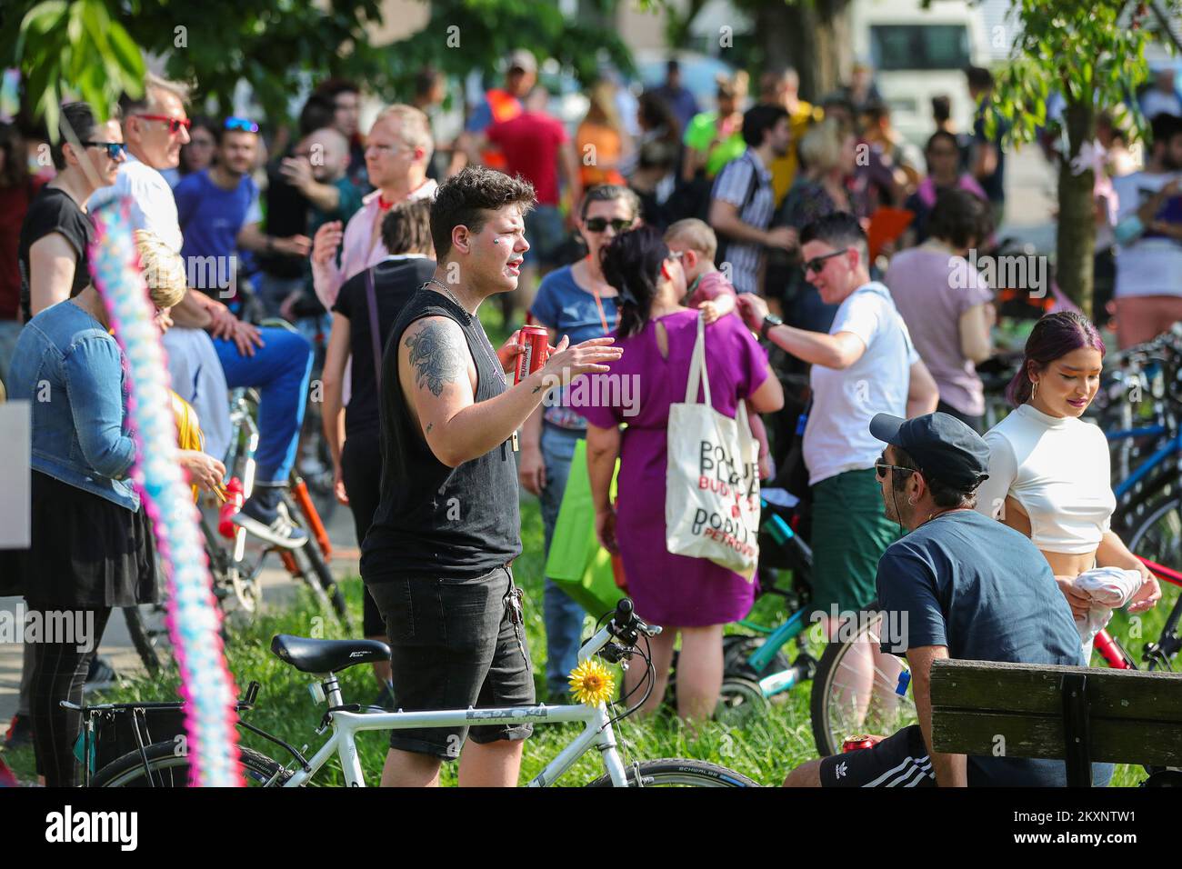 05.06.2021., Zagreb - On the occasion of Pride Month 2021, Pride Ride ...