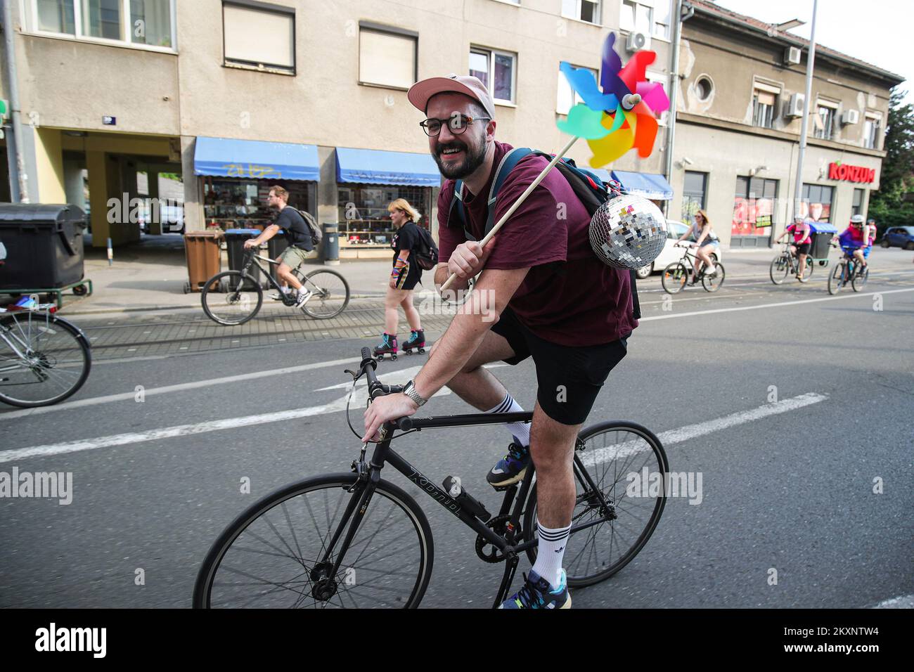 05.06.2021., Zagreb - On the occasion of Pride Month 2021, Pride Ride ...