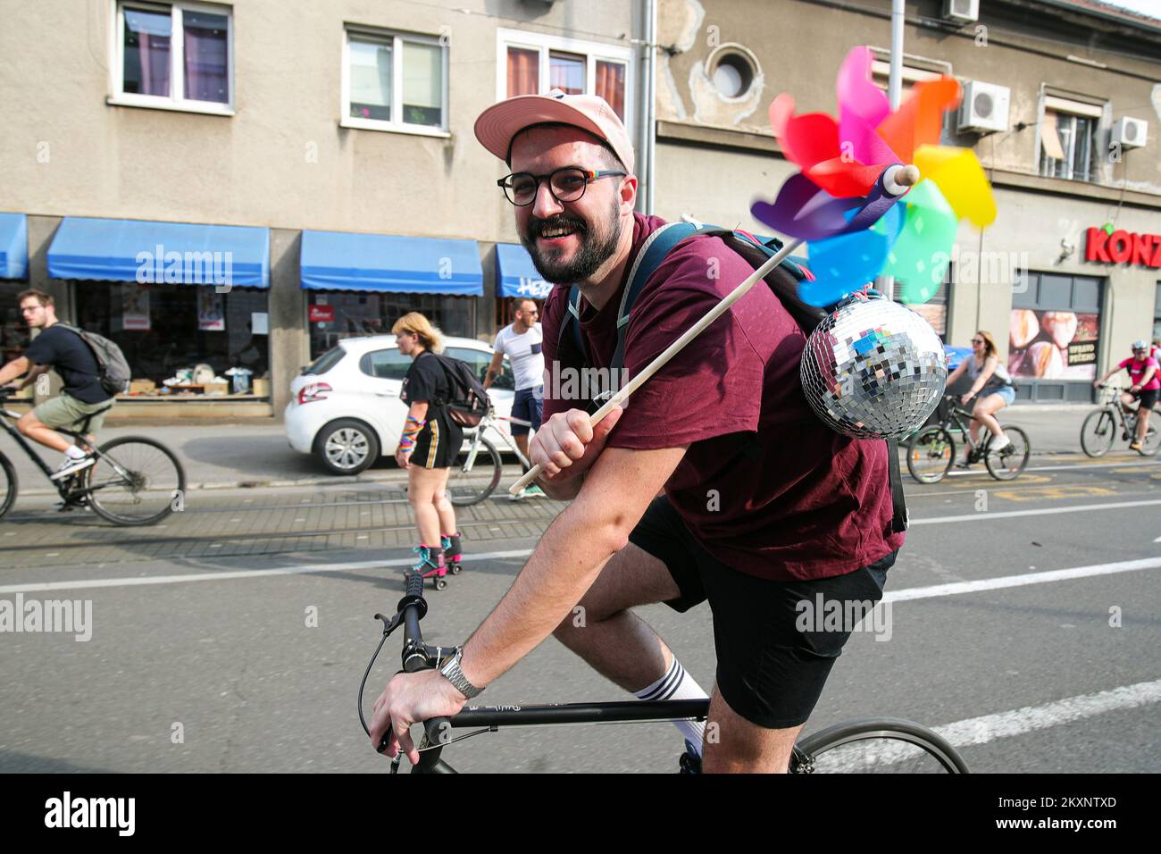 05.06.2021., Zagreb - On the occasion of Pride Month 2021, Pride Ride ...