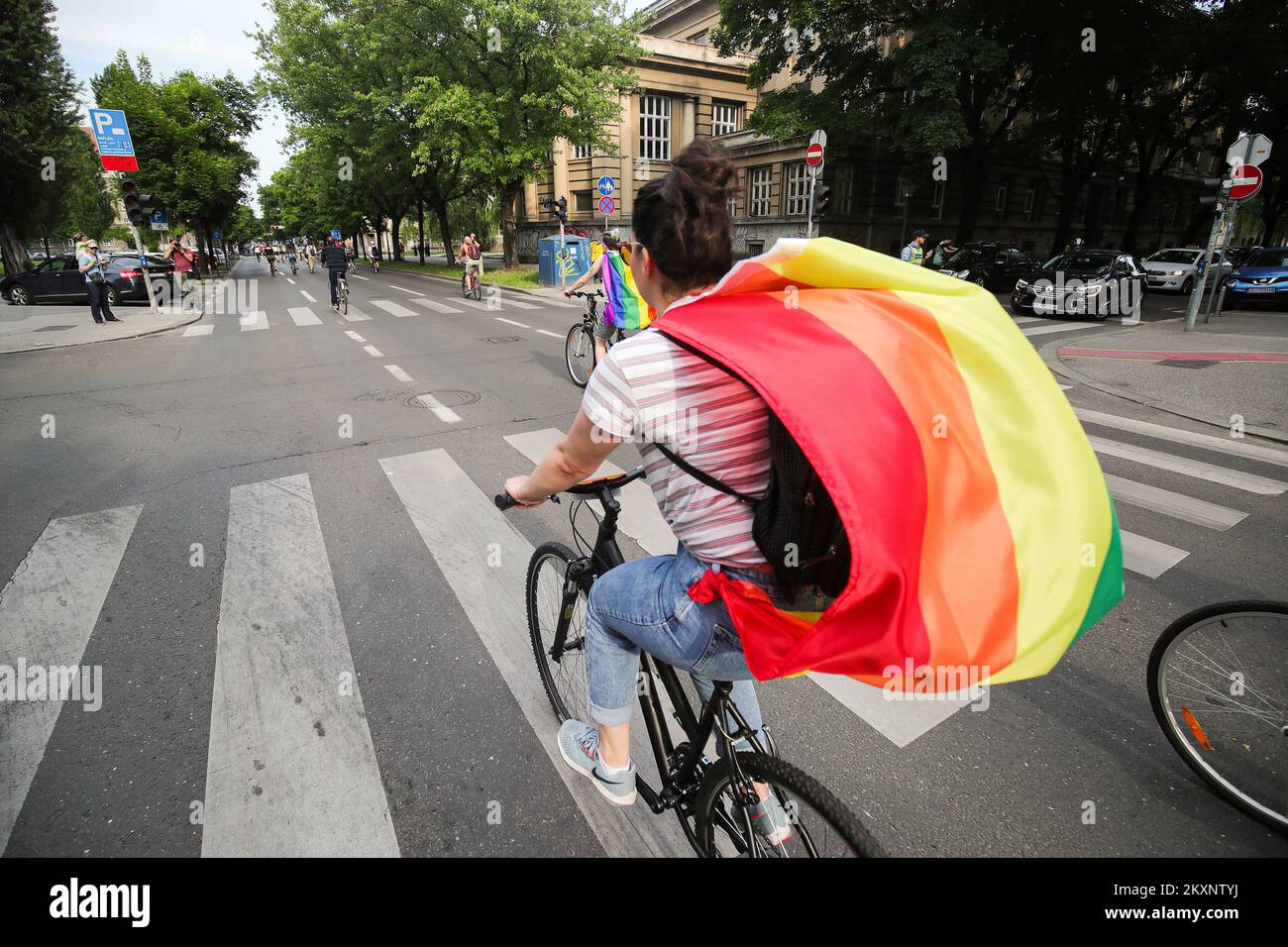 05.06.2021., Zagreb - On the occasion of Pride Month 2021, Pride Ride ...