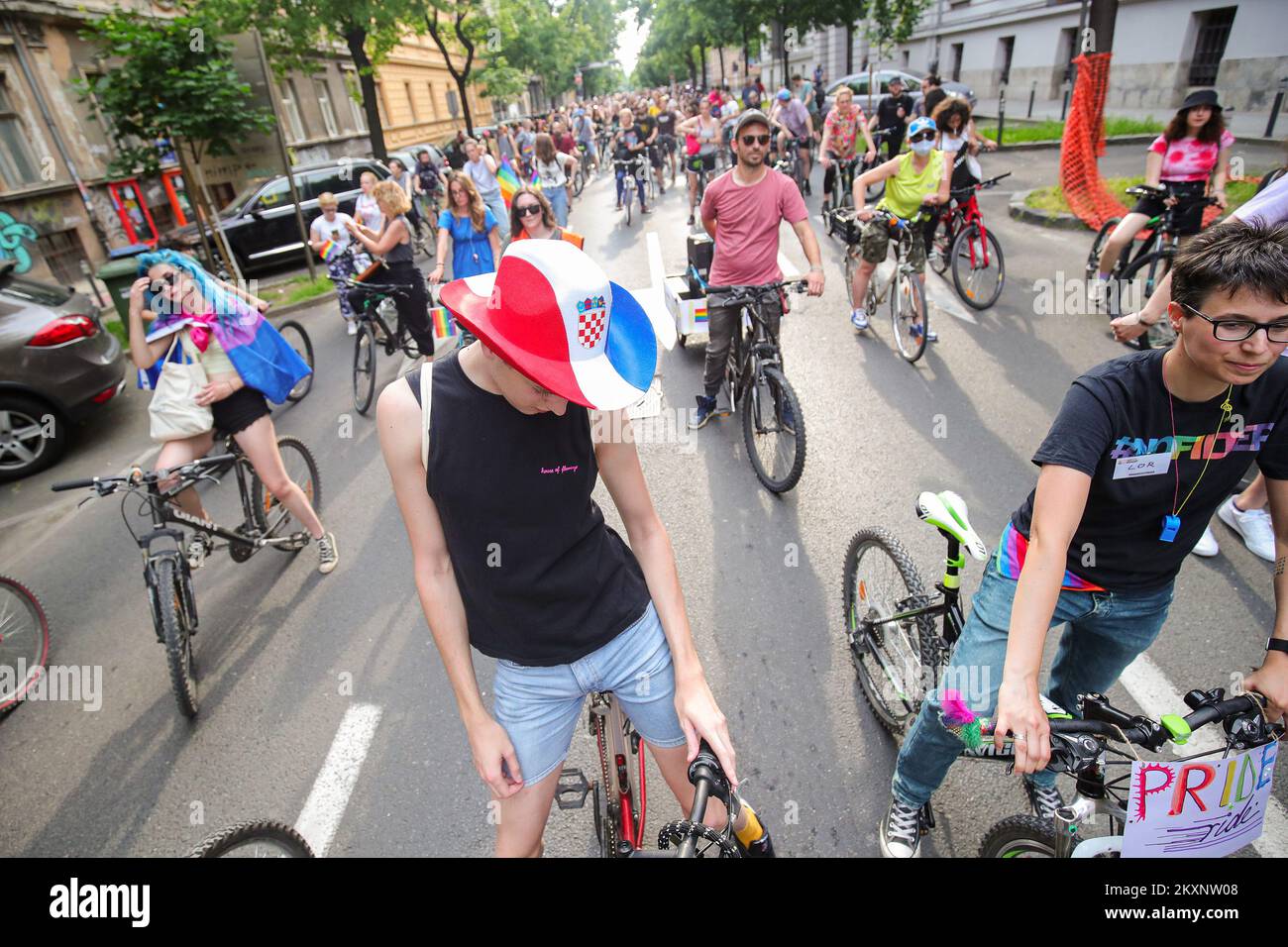 05.06.2021., Zagreb - On the occasion of Pride Month 2021, Pride Ride ...
