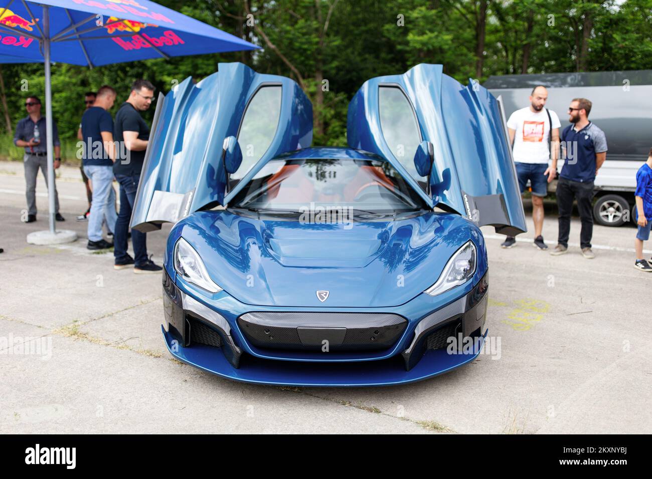 Luxury car Nevera of Mate Rimac can be seen on Rally Pink Wing in ...