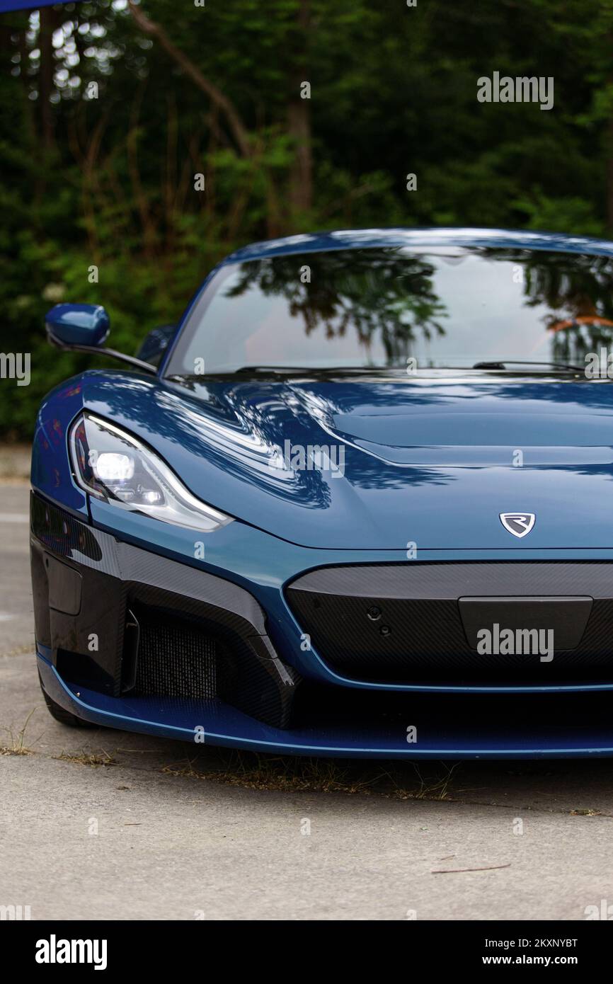 Luxury car Nevera of Mate Rimac can be seen on Rally Pink Wing in ...