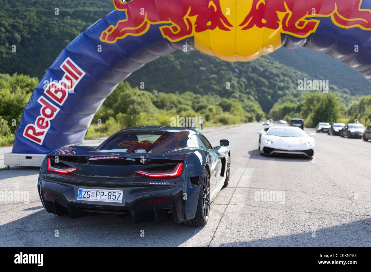 Luxury car Nevera of Mate Rimac can be seen on Rally Pink Wing in ...