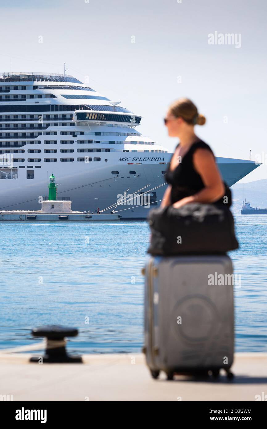 18.06.2021., Split - The largest cruiser that has visited Split so far ...