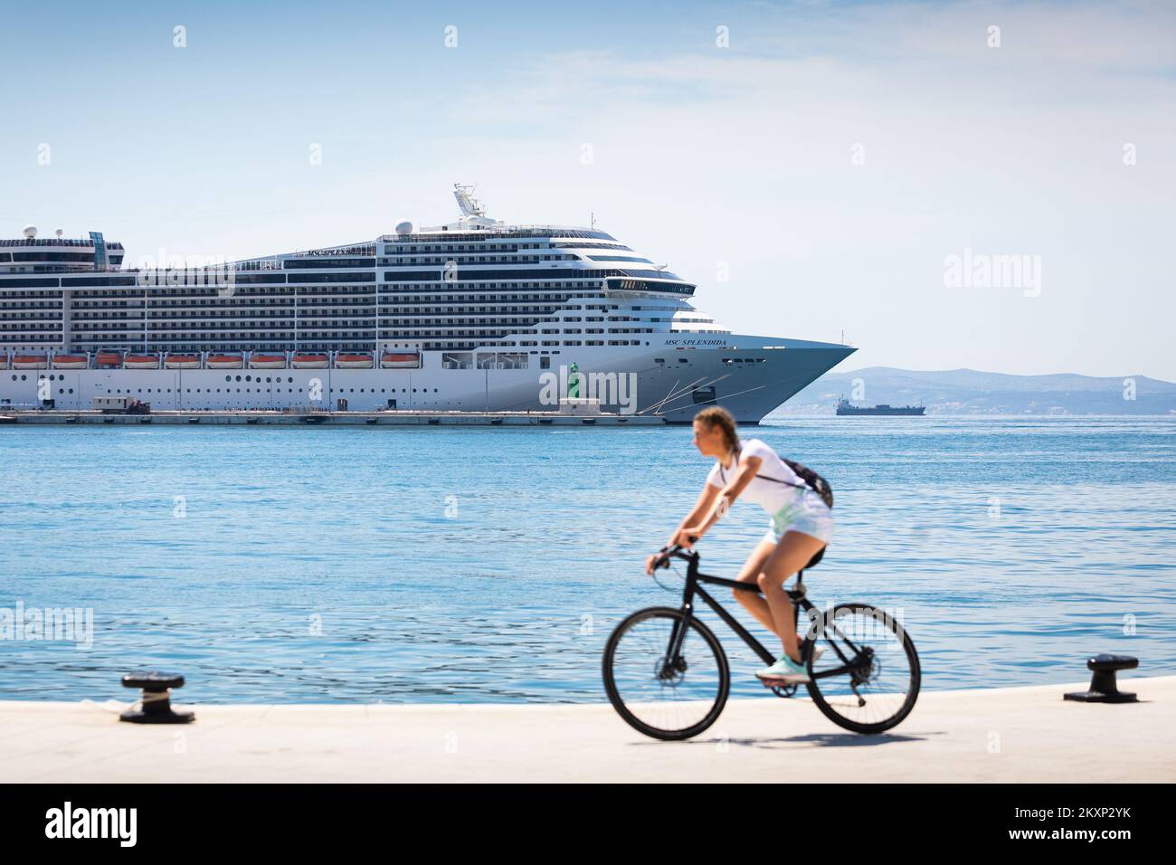 18.06.2021., Split - The largest cruiser that has visited Split so far ...