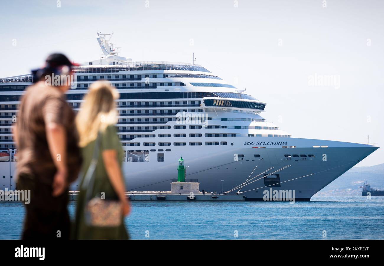 18.06.2021., Split - The largest cruiser that has visited Split so far ...