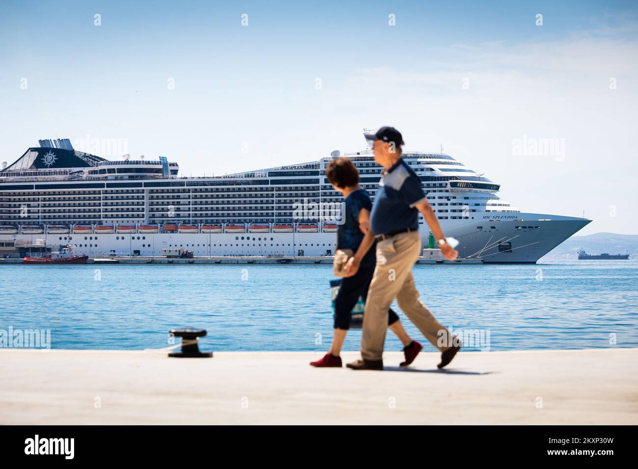 18.06.2021., Split - The largest cruiser that has visited Split so far ...