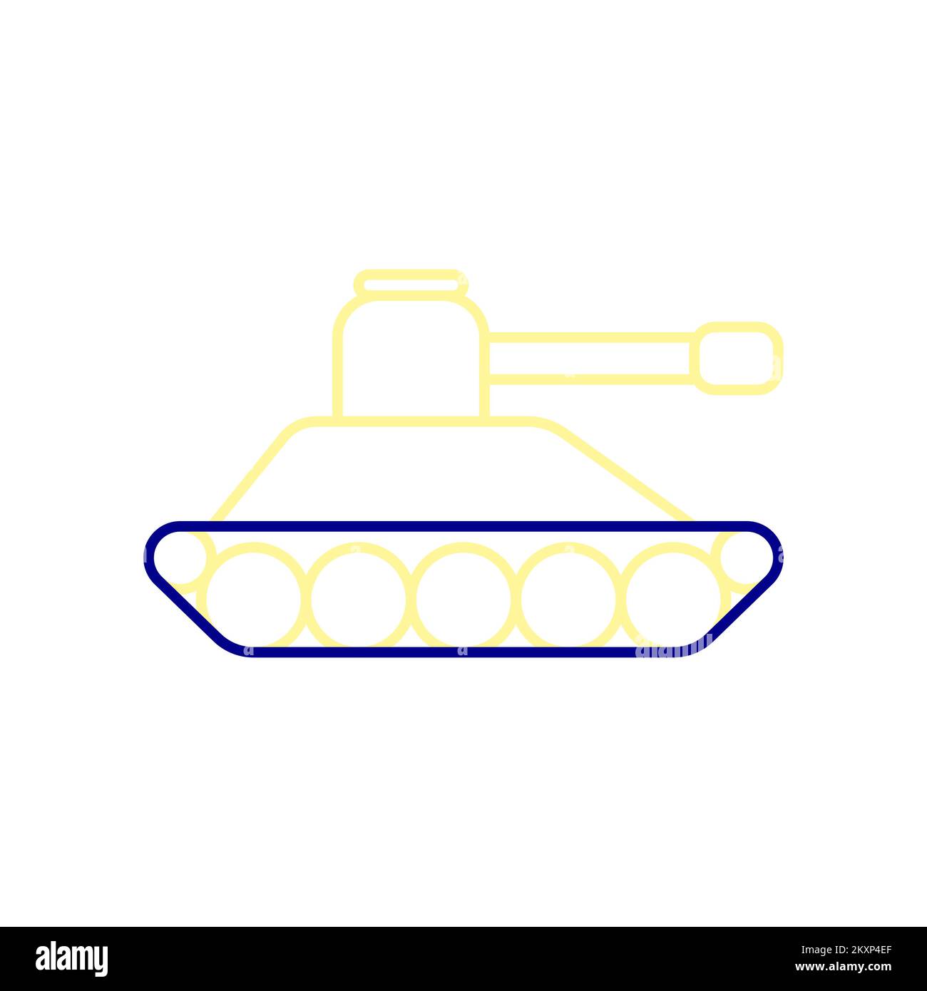 Tank Icon, Face Your Country's Enemies Bravely Stock Vector Image & Art ...