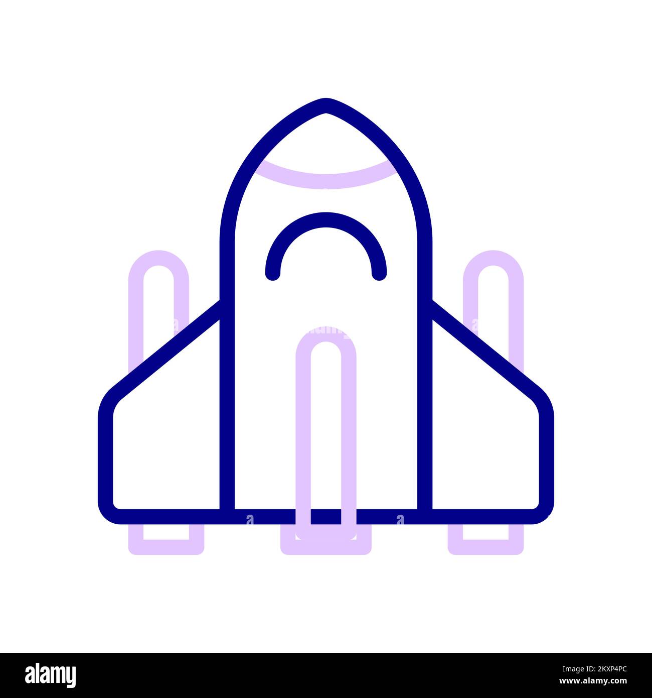 spaceship icon. fly high exploring space, contemplating the creation ...