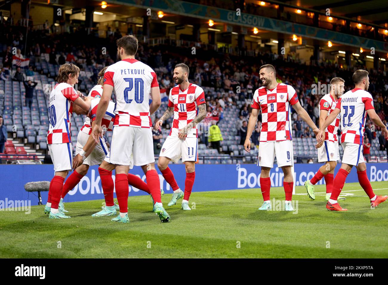 Luka modric croatia goal scotland hi-res stock photography and images ...