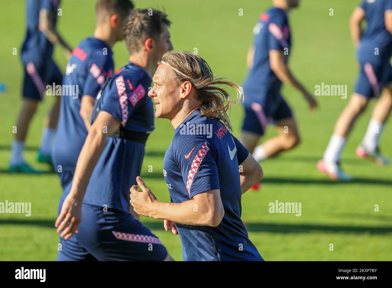 Domagoj Vida of Croatia during training session of Croatian national ...