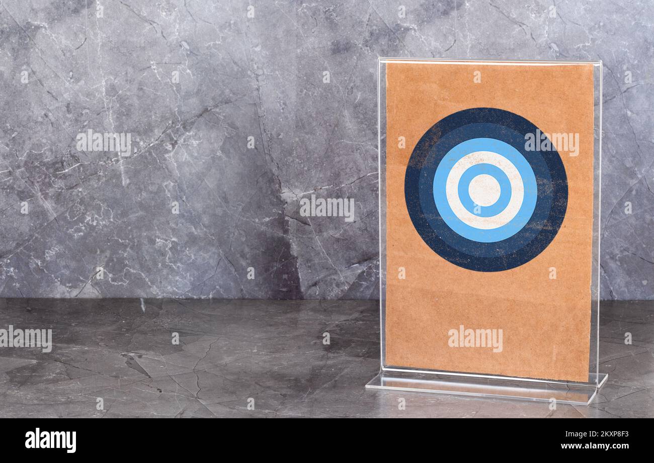 Target and aim concept. Copy space Stock Photo - Alamy