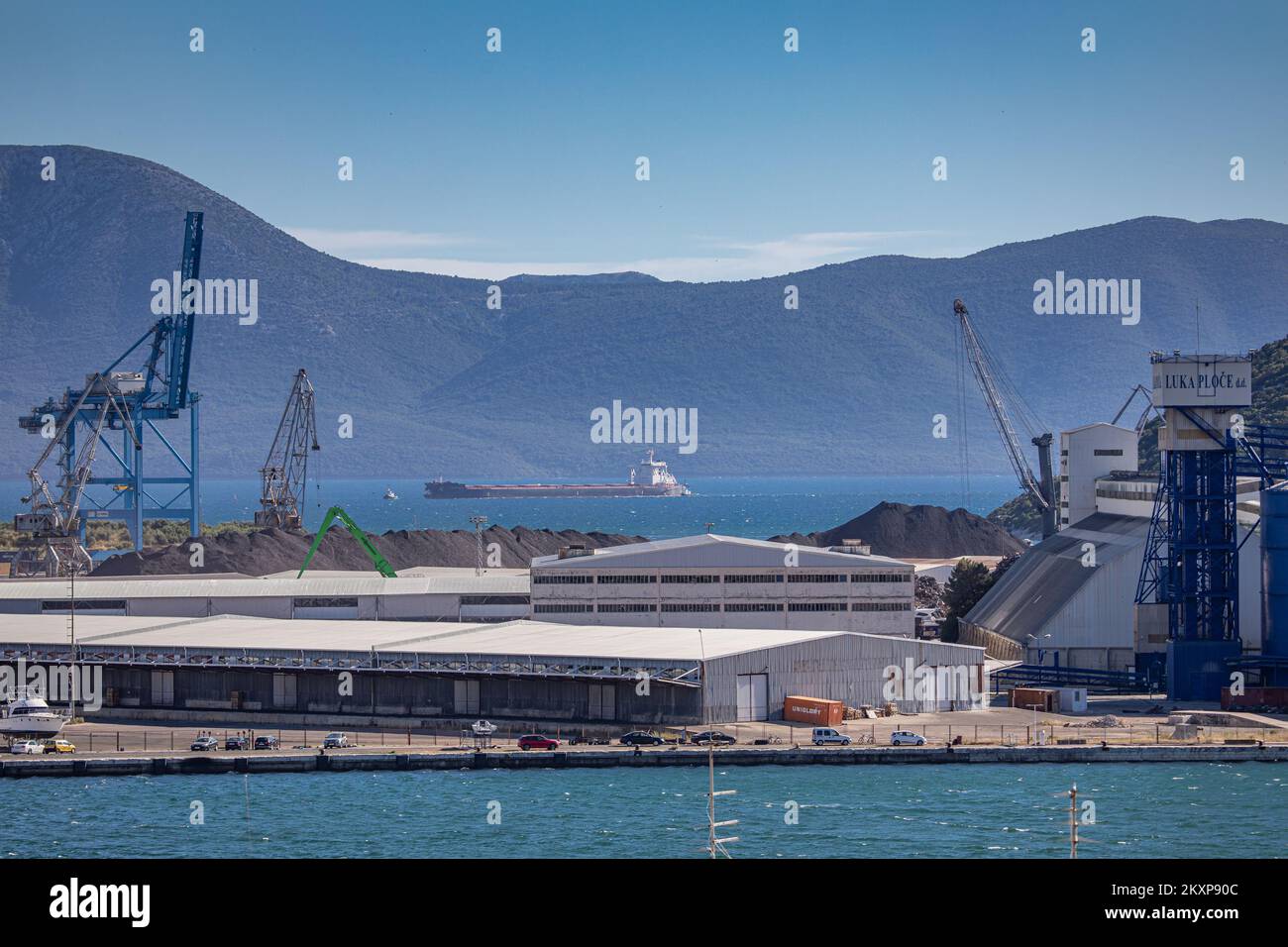 Bulk Carrier Leviathan arrived in Port of Ploce, in Ploce, Croatia, on ...