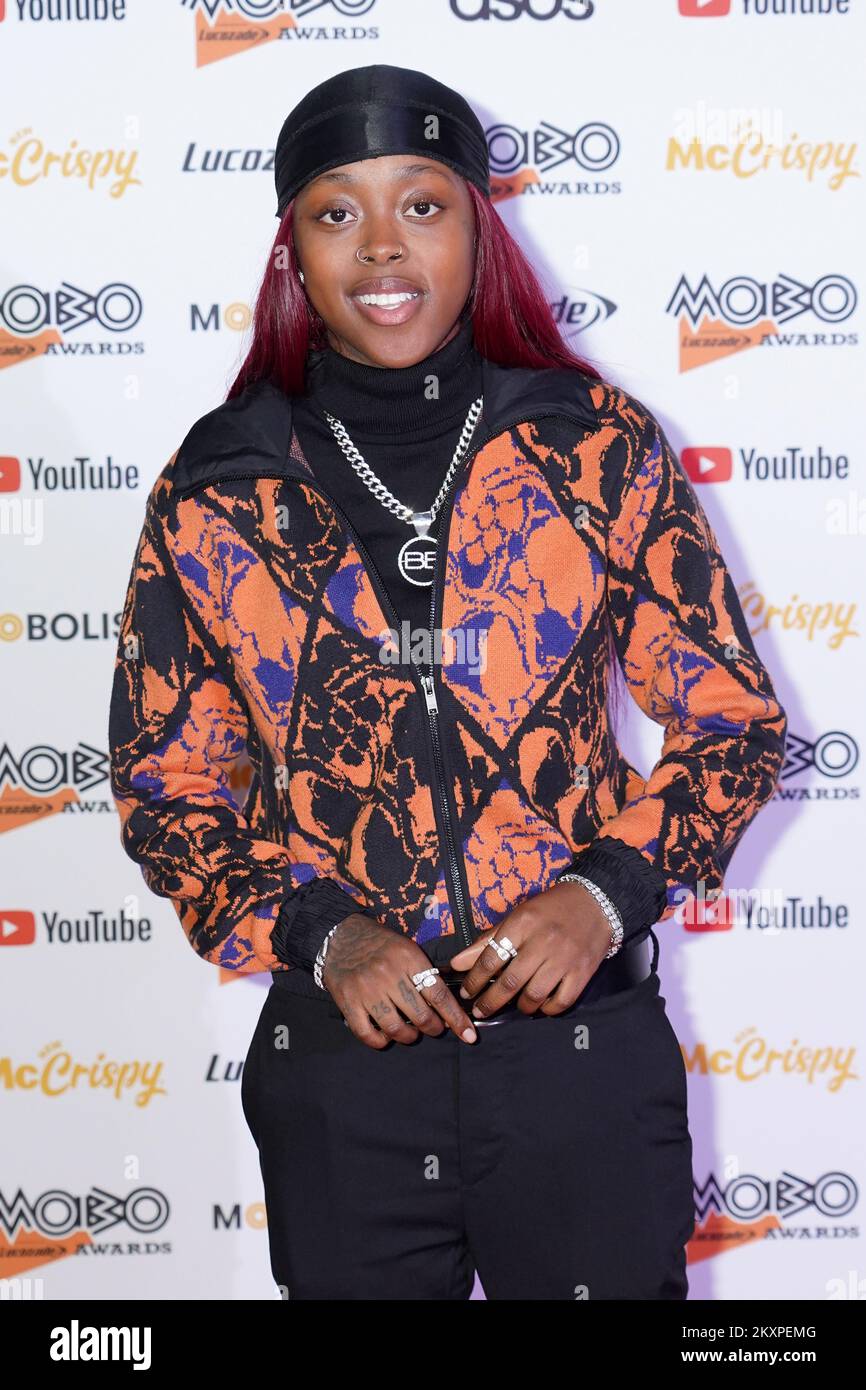 AMARIA BB attending the Mobo Awards 2022 at the OVO Arena Wembley ...