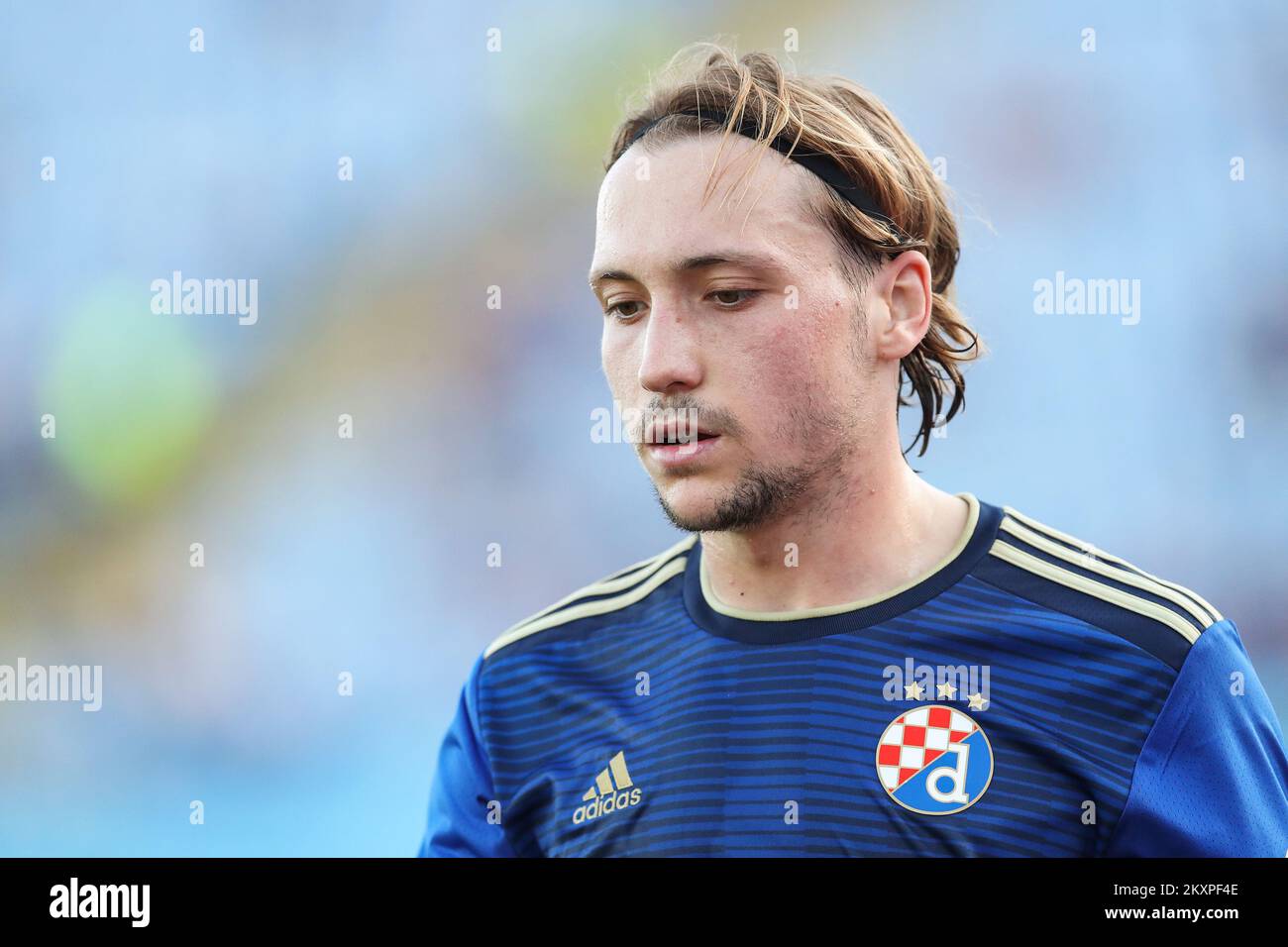 Lovro Majer of Dinamo Zagreb in action during UEFA Champions League ...