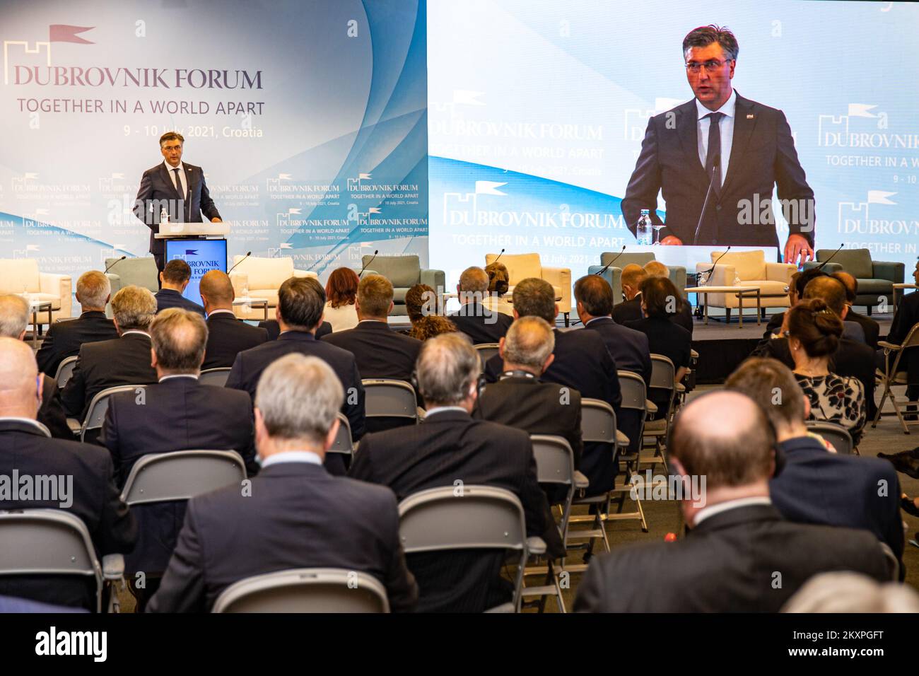 Prime Minister of Croatia Andrej Plenkovic during the fourteenth annual ...