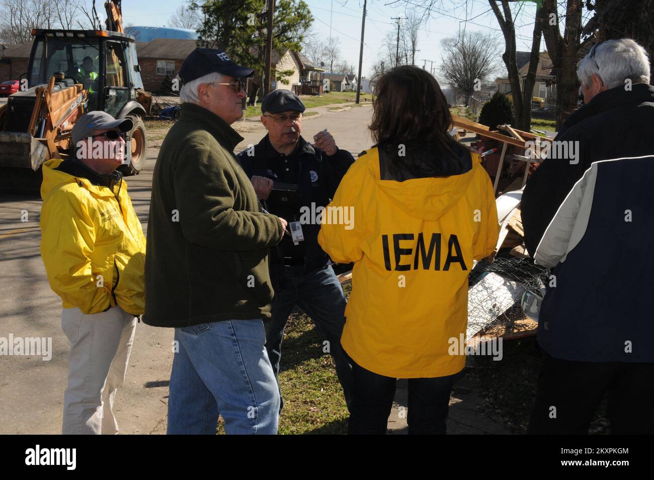 State Disaster Bureau Chief, local Fire Chief and State EMA with ...