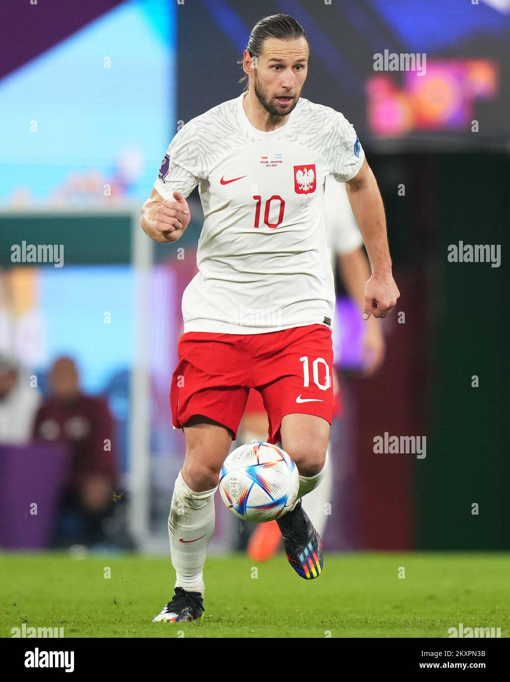 Grzegorz Krychowiak of Poland during the FIFA World Cup, Qatar. , . in ...