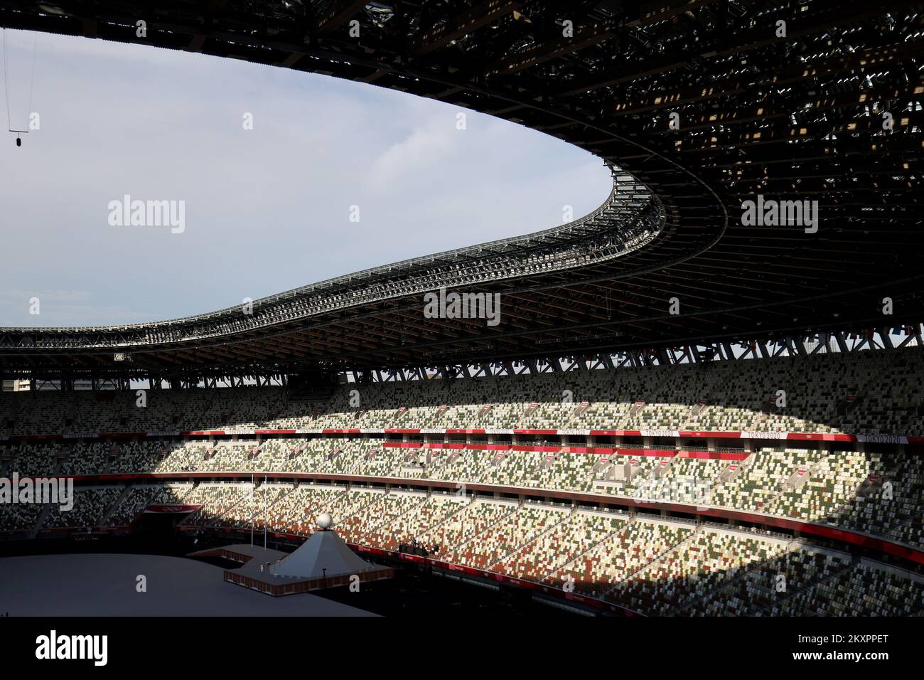 General view of Olympic Stadium before the Opening Ceremony of the ...
