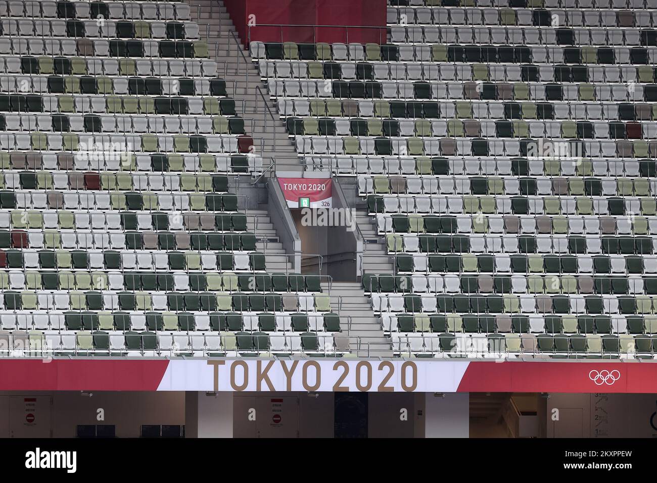 General view of Olympic Stadium before the Opening Ceremony of the ...