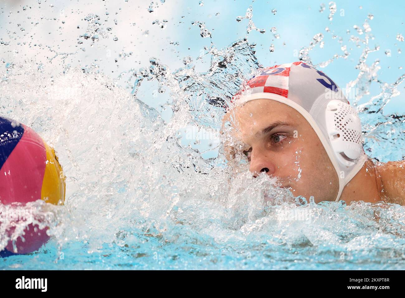 Fatovic Loren of Croatia during the Men's water polo match between the ...