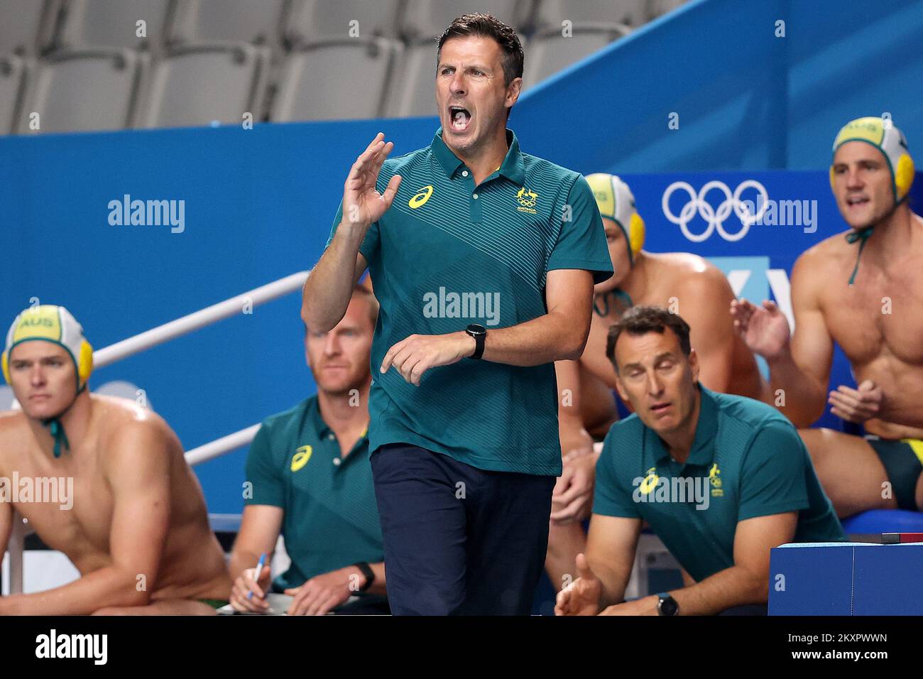 Coach of Australia Elvis Fatovic during the Men's Preliminary Round ...