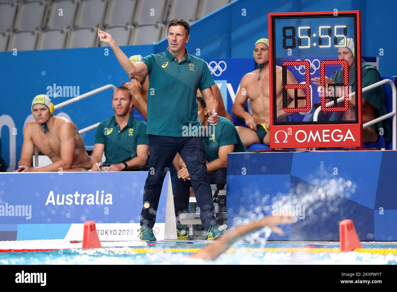 Coach of Australia Elvis Fatovic during the Men's Preliminary Round ...