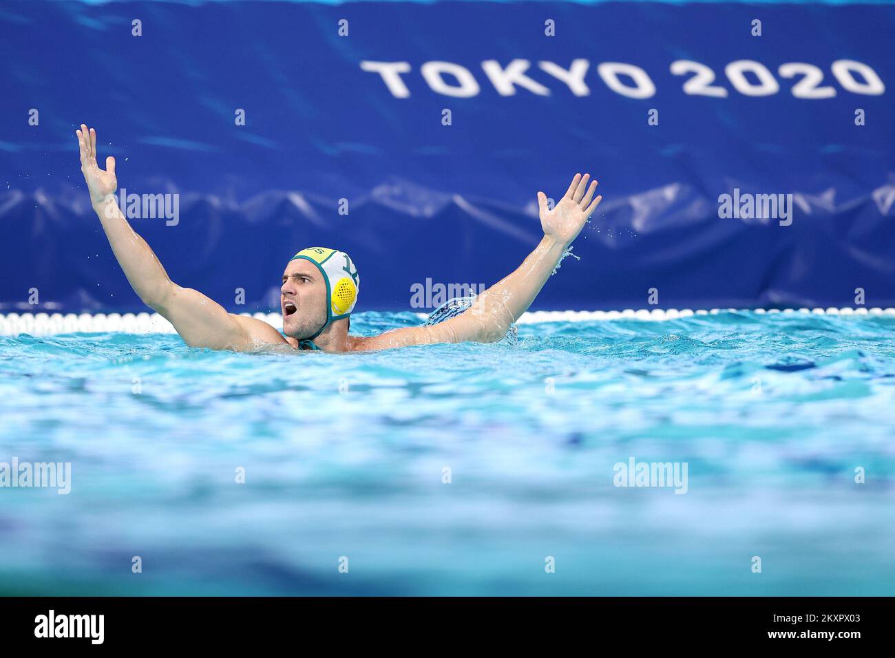 Blake Edwards of Australia during the Men's Preliminary Round Group B ...