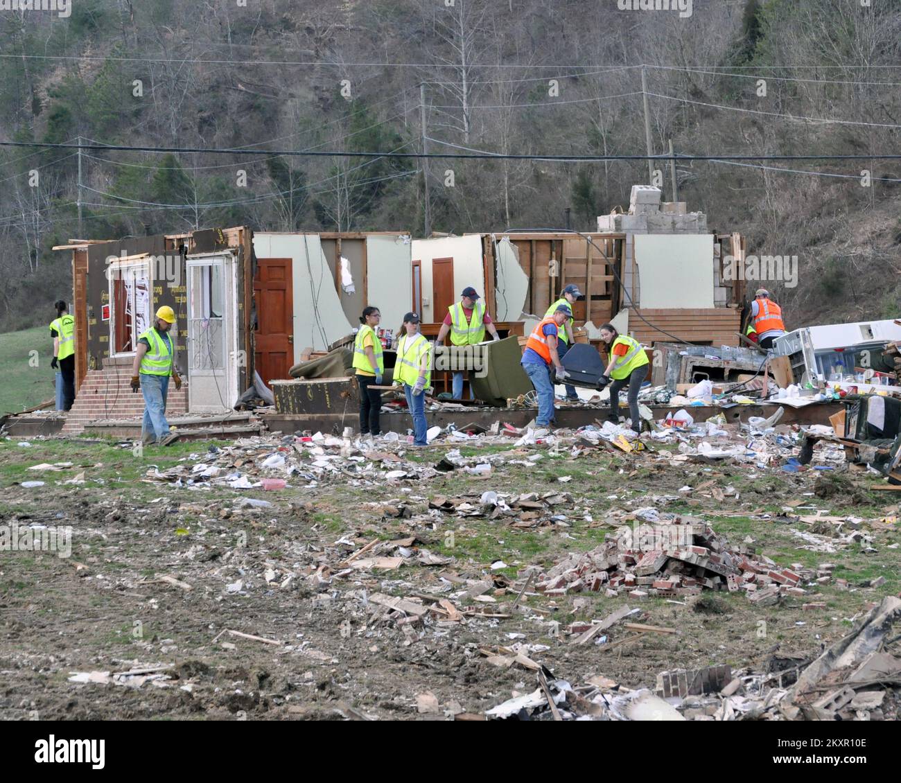 Volunteers at Work. Kentucky Severe Storms, Tornadoes, Straight-line ...