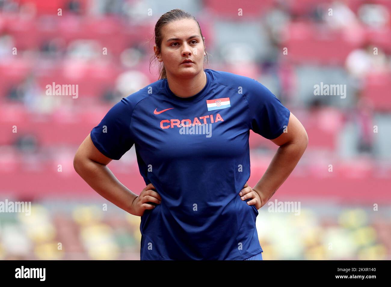 TOKYO, JAPAN - JULY 31: Marija Tolj of Team Croatia competes in the ...
