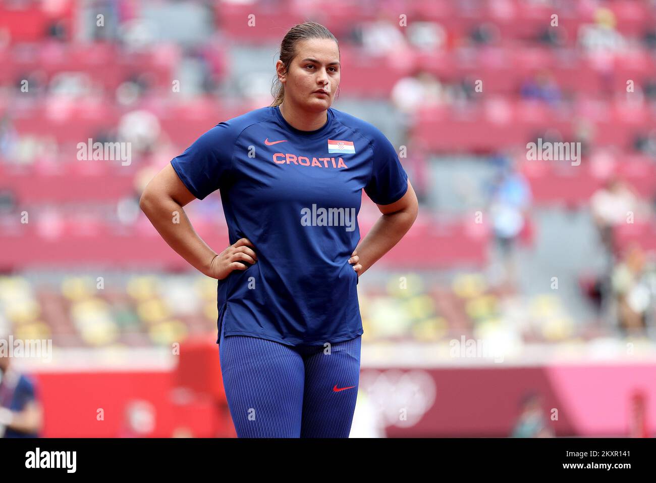 TOKYO, JAPAN - JULY 31: Marija Tolj of Team Croatia competes in the ...