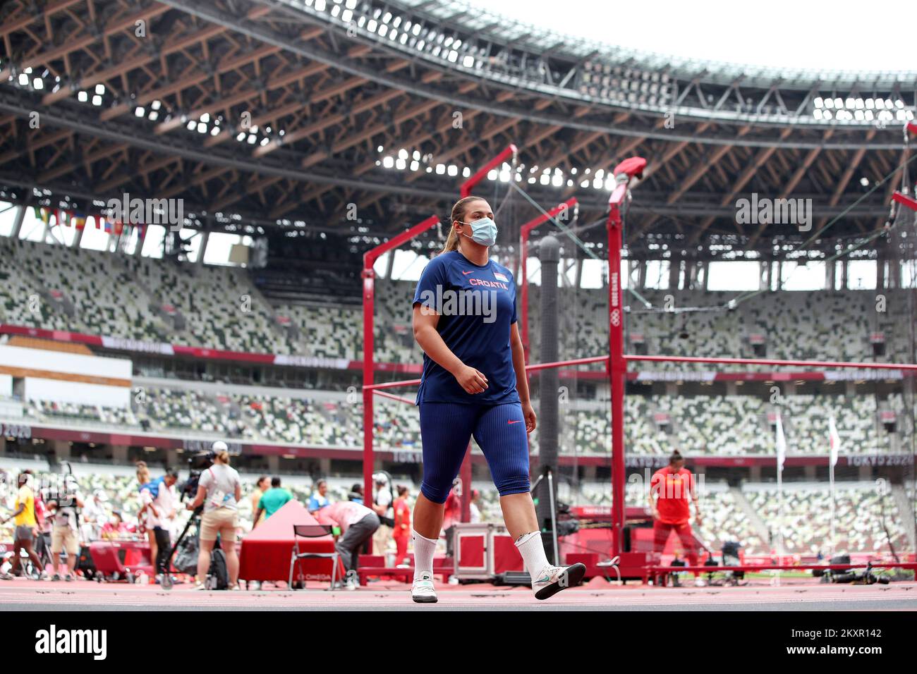 TOKYO, JAPAN - JULY 31: Marija Tolj of Team Croatia competes in the ...