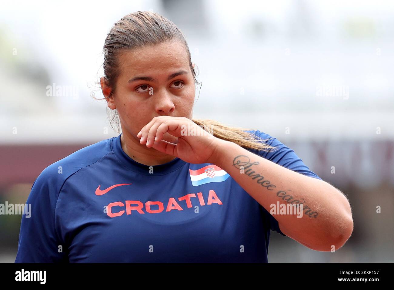 TOKYO, JAPAN - JULY 31: Marija Tolj of Team Croatia competes in the ...