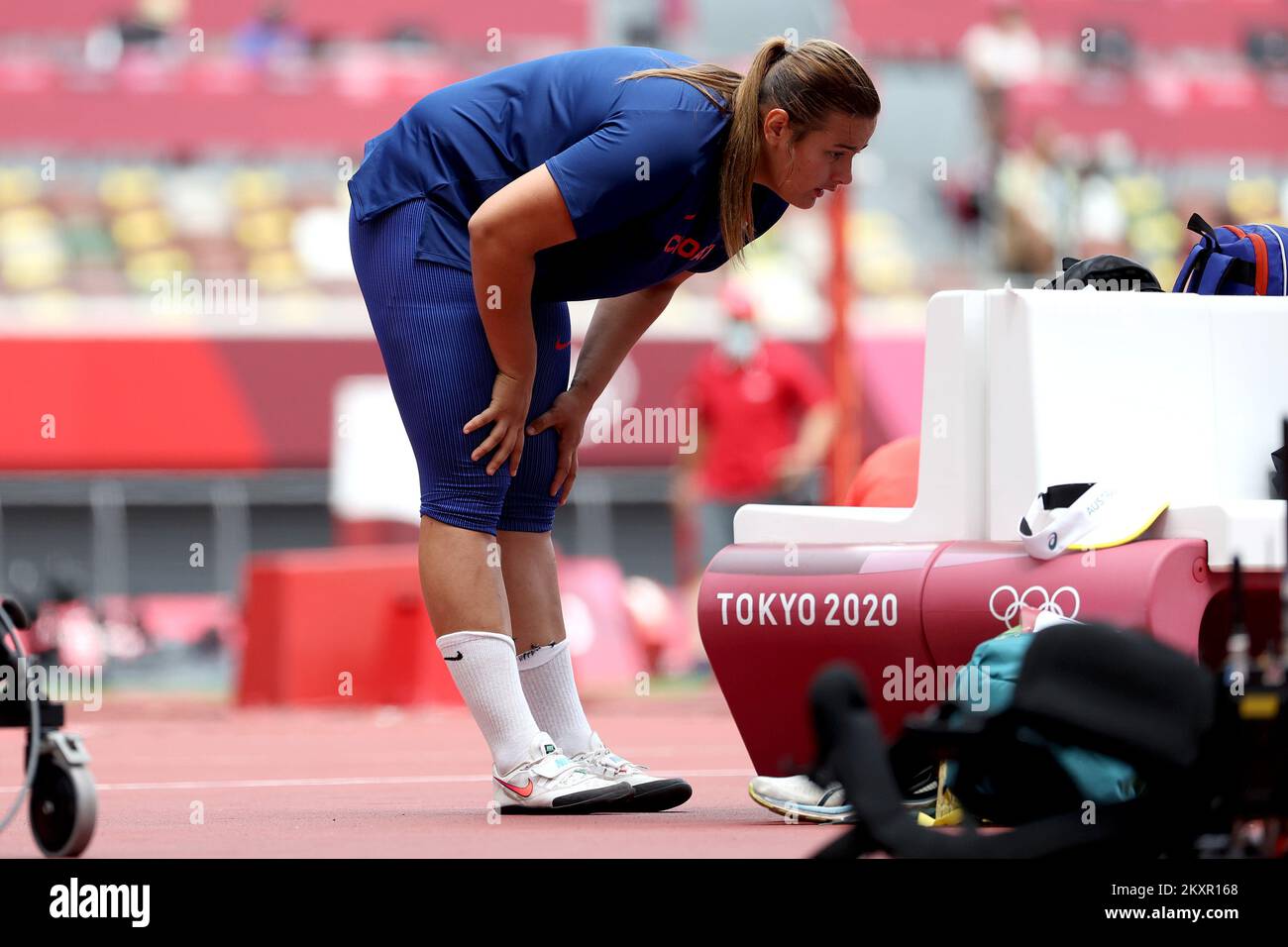 TOKYO, JAPAN - JULY 31: Marija Tolj of Team Croatia competes in the ...
