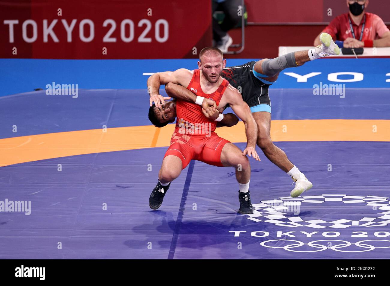 TOKYO, JAPAN - AUGUST 02: Bozo Starcevic of Team Croatia competes with ...