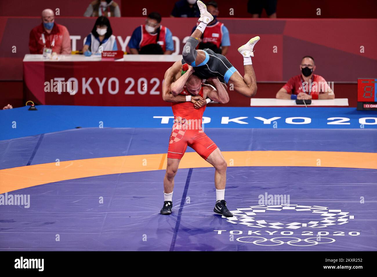 TOKYO, JAPAN - AUGUST 02: Bozo Starcevic of Team Croatia competes with ...