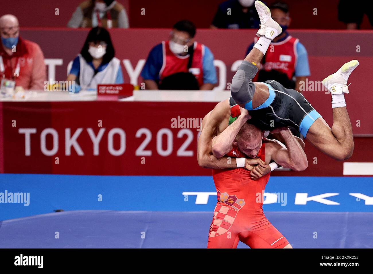 TOKYO, JAPAN - AUGUST 02: Bozo Starcevic of Team Croatia competes with ...