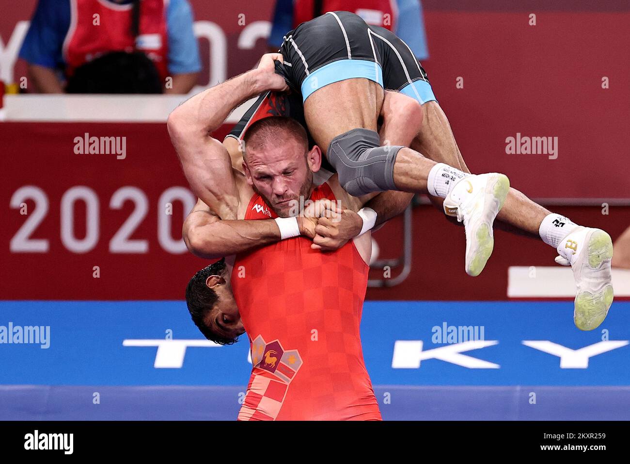 TOKYO, JAPAN - AUGUST 02: Bozo Starcevic of Team Croatia competes with ...