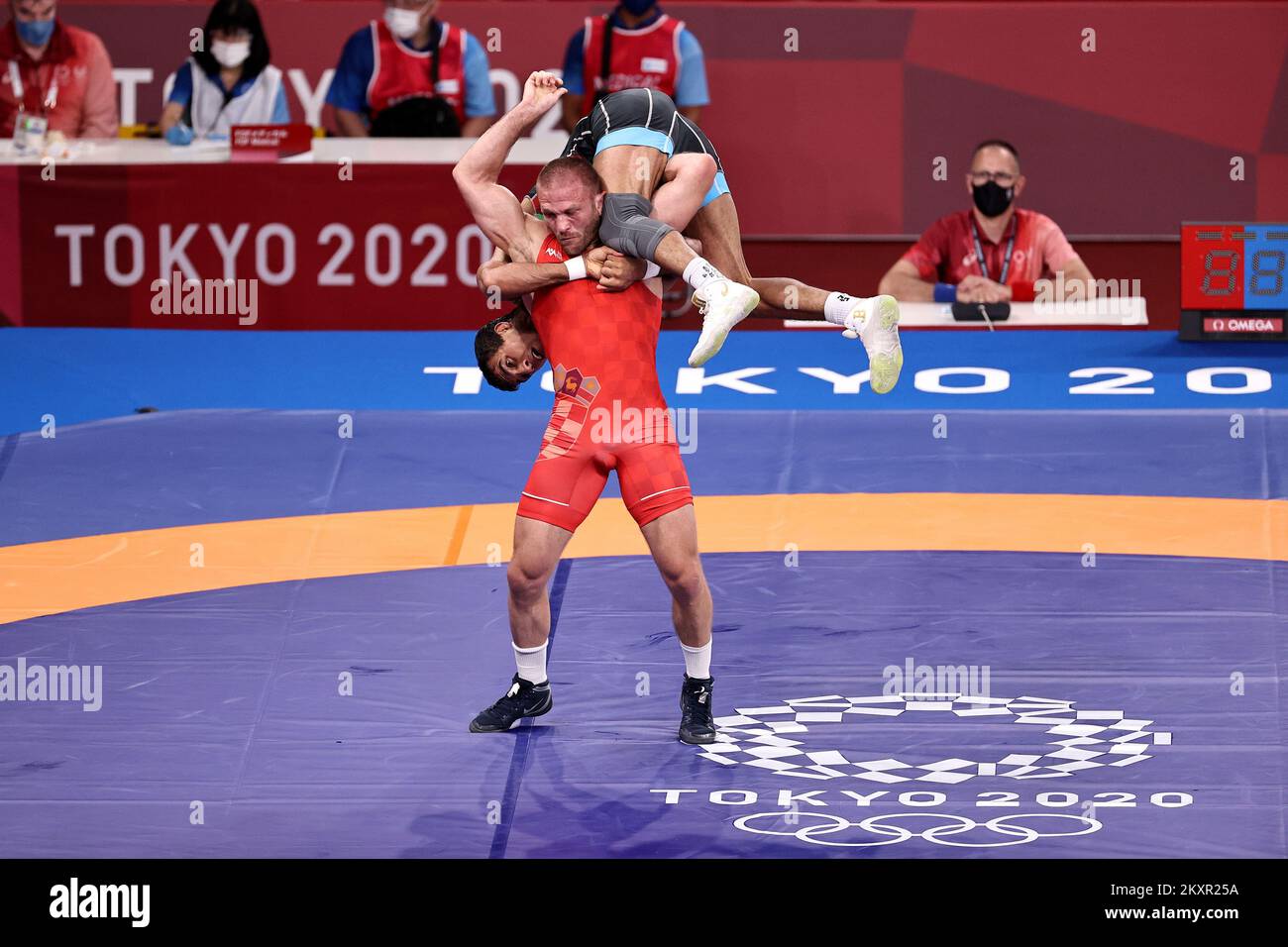 TOKYO, JAPAN - AUGUST 02: Bozo Starcevic of Team Croatia competes with ...