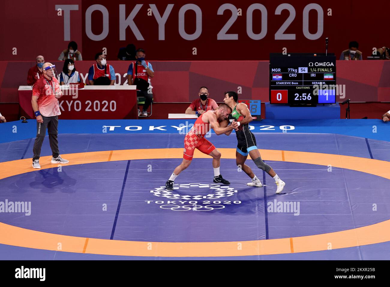 TOKYO, JAPAN - AUGUST 02: Bozo Starcevic of Team Croatia competes with ...